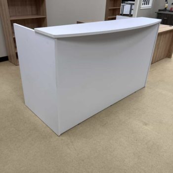 New - 71" Modern Reception Desk with Laminate Transaction Top, 8 Colors ...