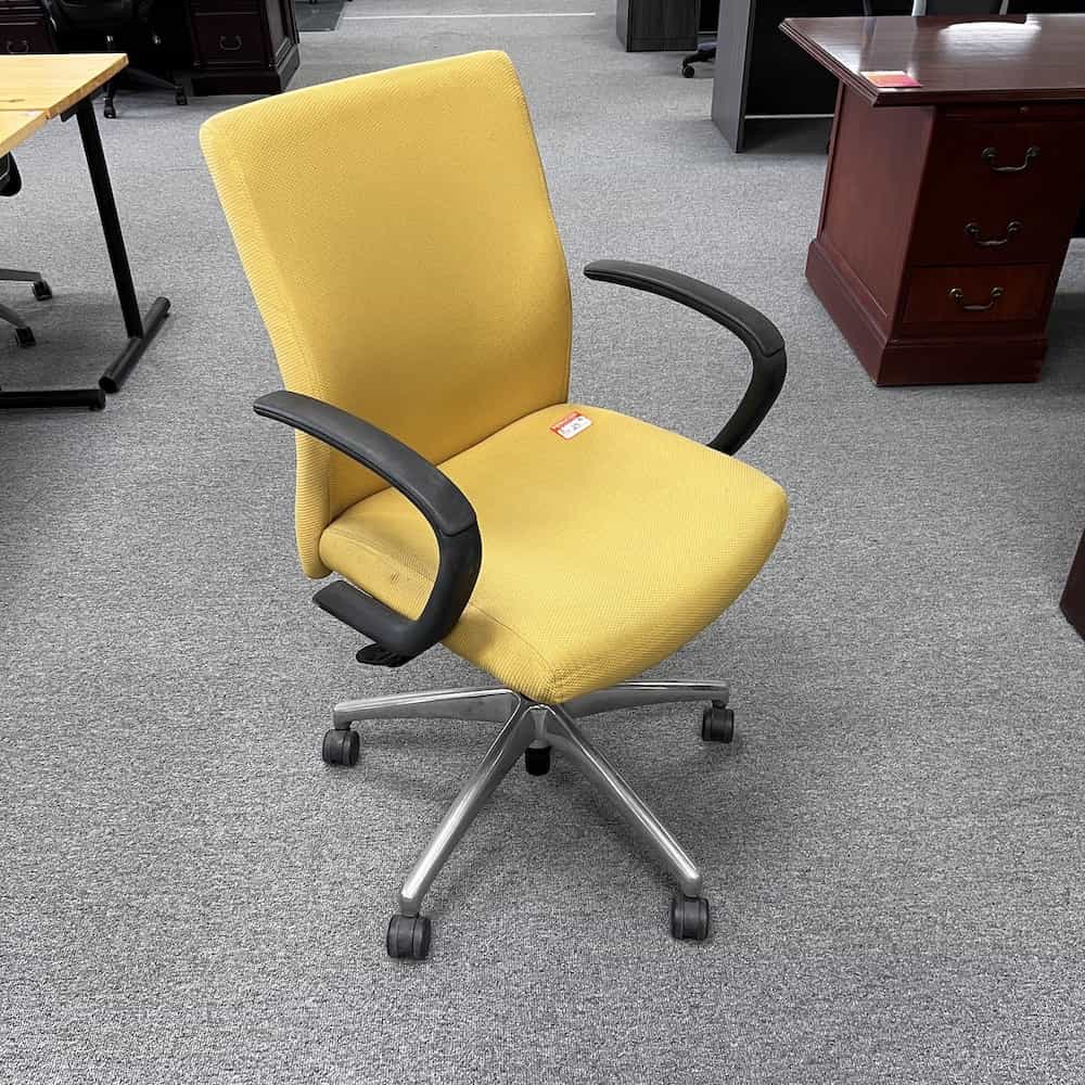 SitOnIt Mustard Yellow Conference Chairs | Office Furniture Liquidations