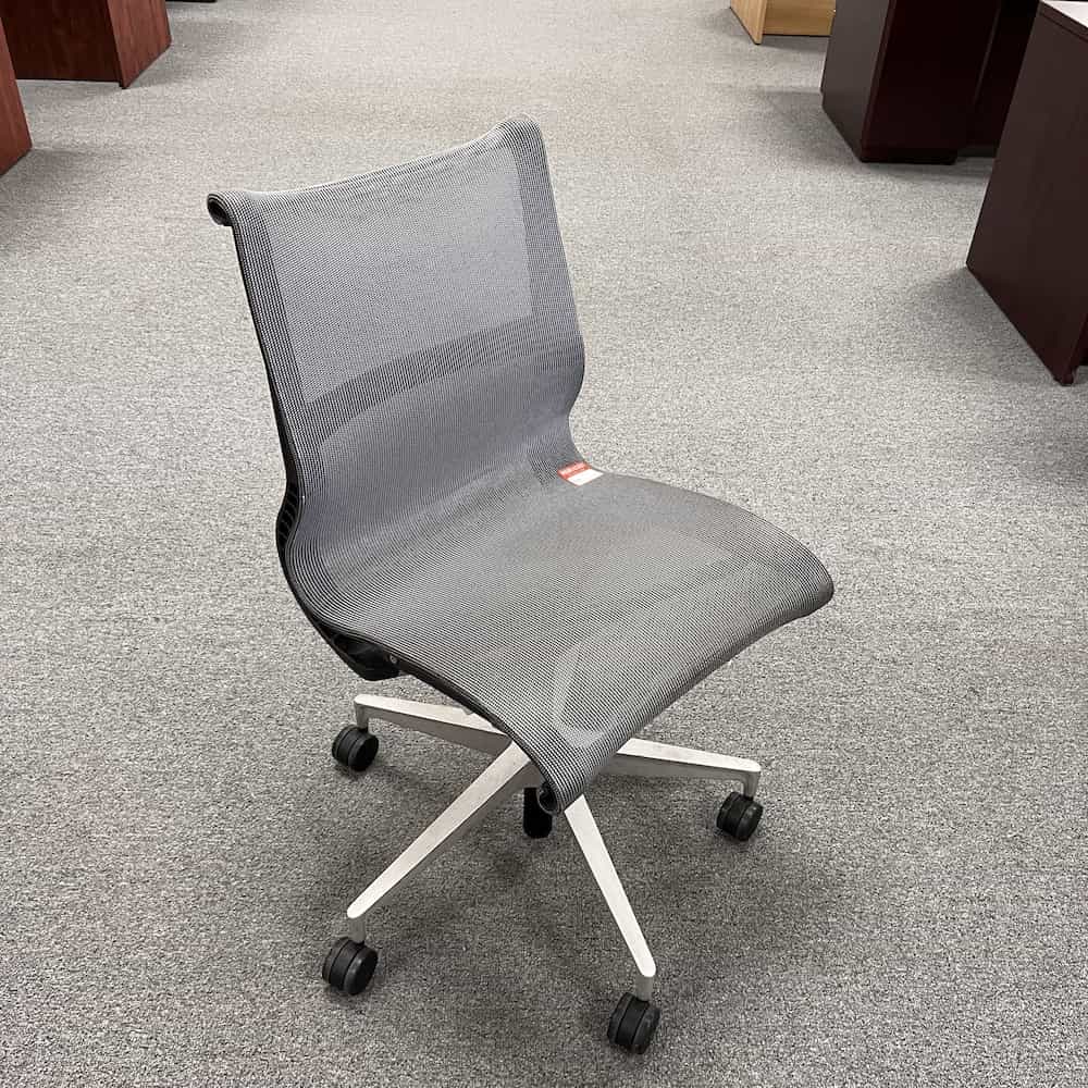Herman Miller Grey Mesh Setu Office Chair | Office Furniture Liquidations