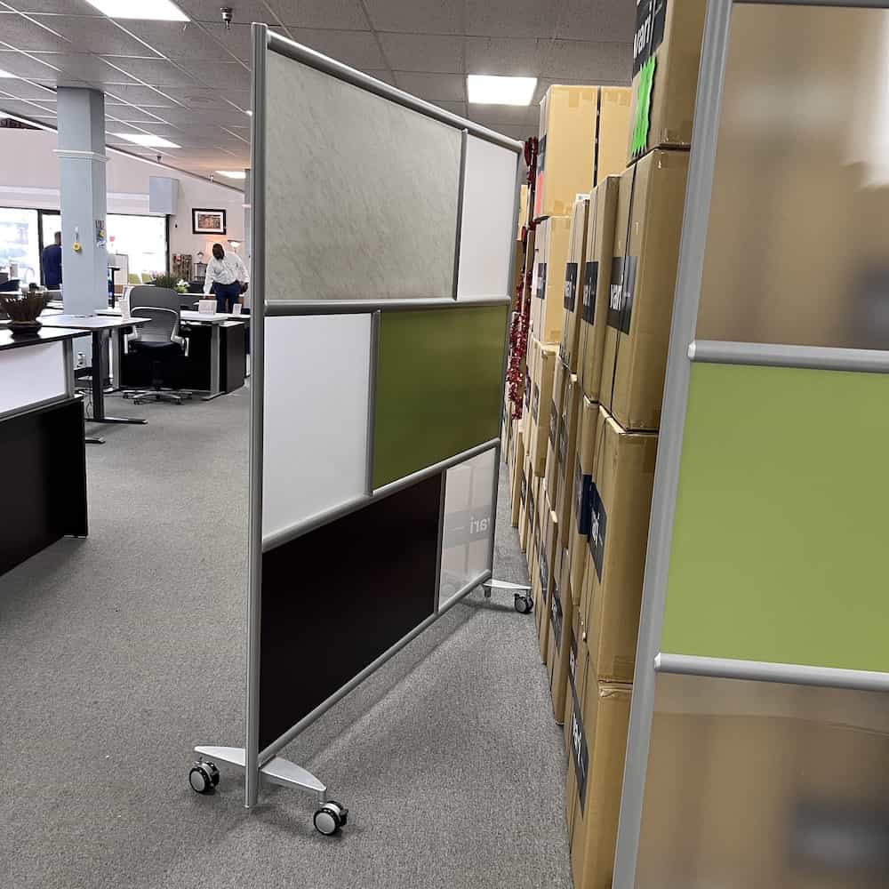 New - 60" x 66" Office Source Corporate Grey Office Panel Divider ...