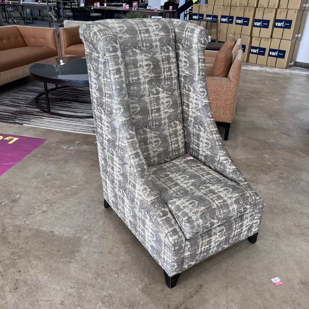 Gold and Silver Abstract High Back Throne Chair | Office Furniture ...