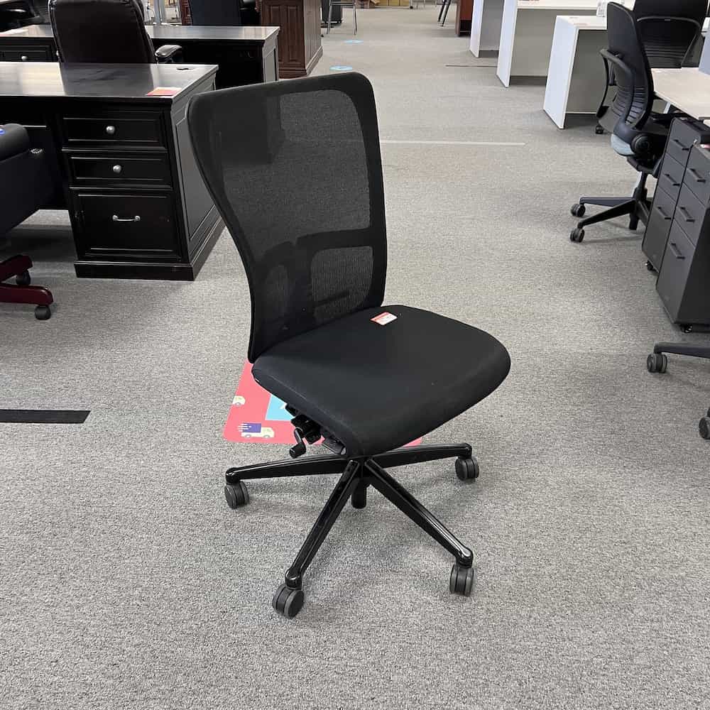 Haworth Zody Black Mesh Back Task Chair - No Arms | Office Furniture ...