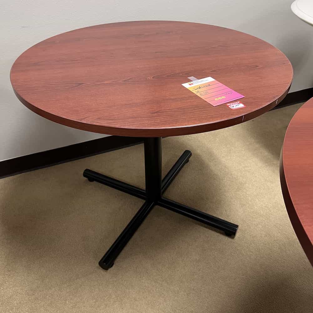 60" x 36" Steelcase Black Wavy Training Table | Office Furniture ...