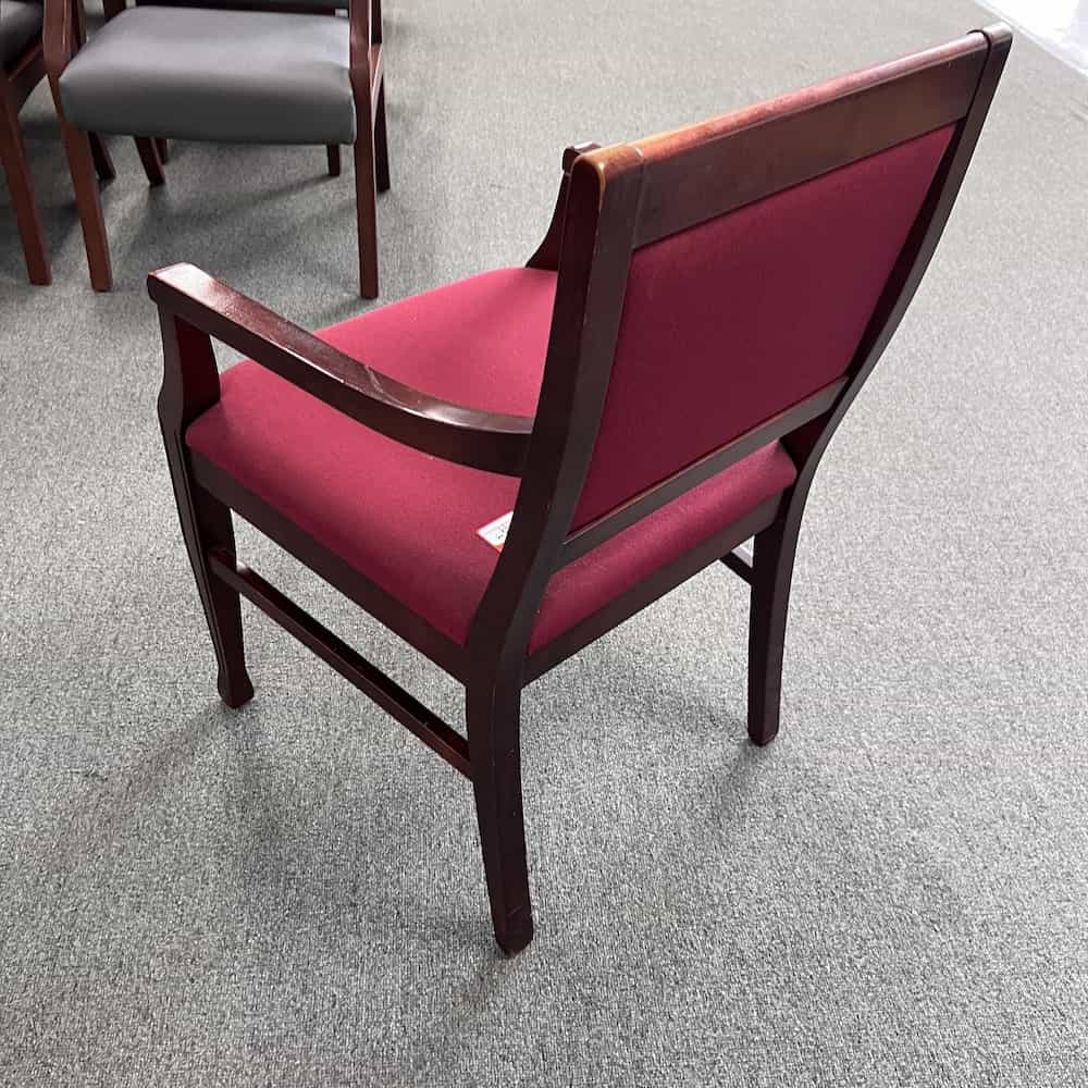 Steelcase Red and Cherry Transitional Guest Chair | Office Furniture ...