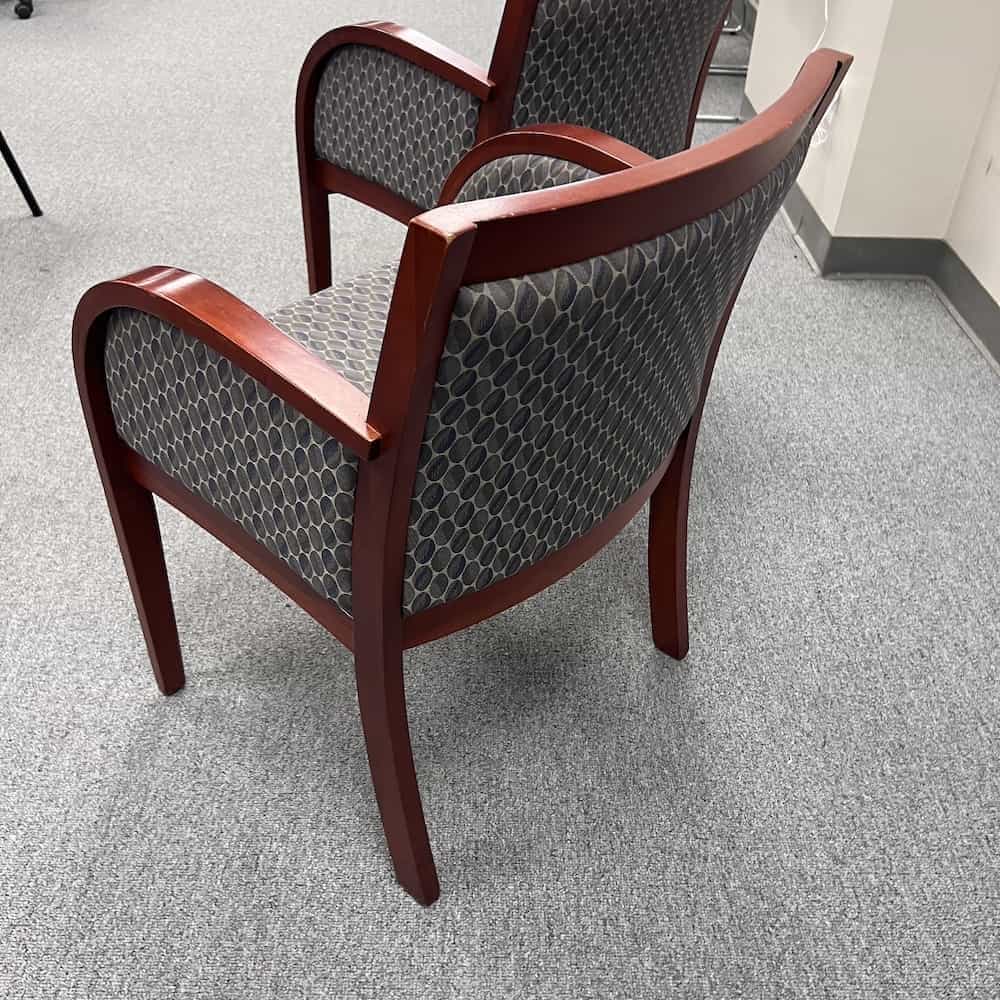 Krug Cherry Taupe and Blue Guest Chair | Office Furniture Liquidations