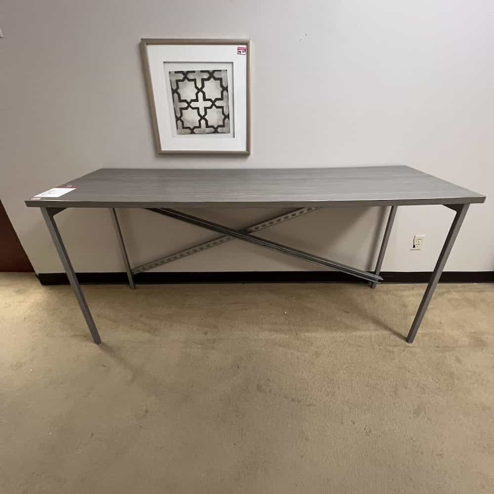 72" x 24" Knoll Grey Ash Reinforced Table Desk | Office Furniture ...