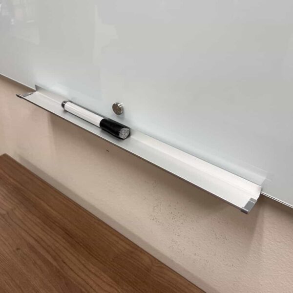New - 6 ft x 4 ft White Magnetic Glass Dry Erase Board | Office ...