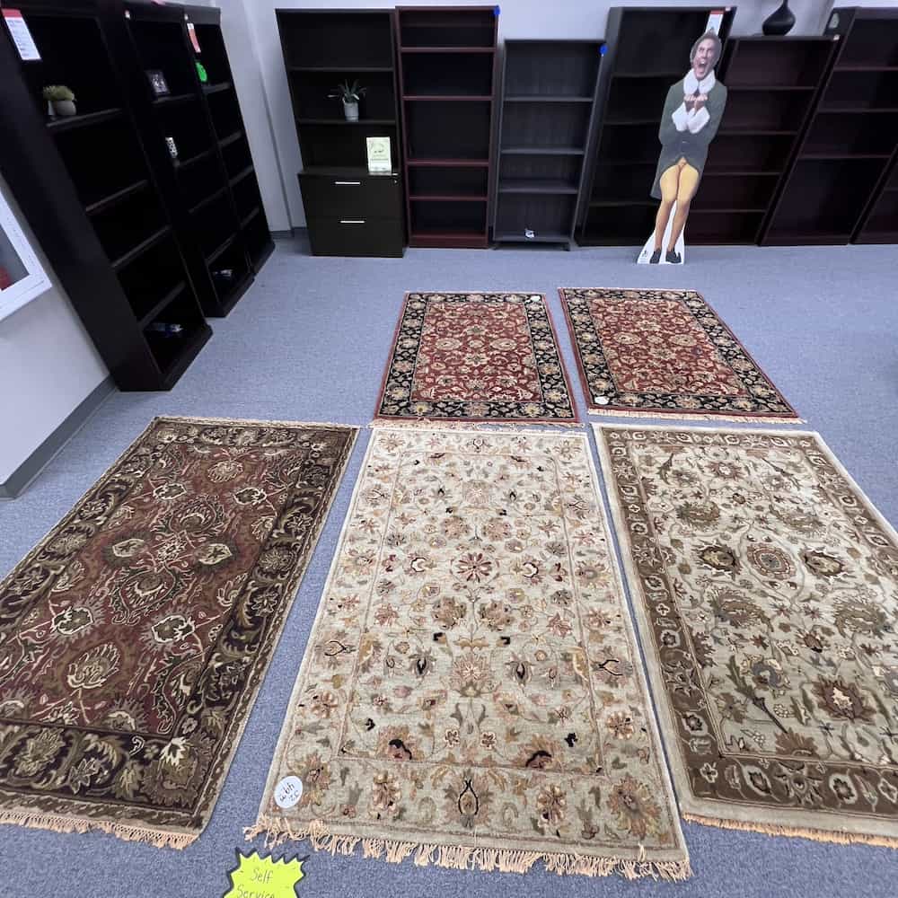 4 ft x 6 ft Various Traditional Hand Tufted Wool Rugs | Office ...