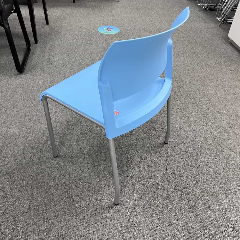 Steelcase Move Blue Stacking Chair | Office Furniture Liquidations